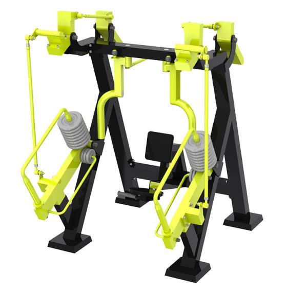 Seated Butterfly press (with folding seat) | The Great Outdoor Gym Company