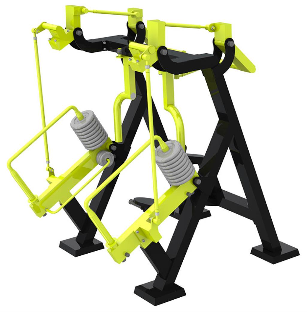 Seated Butterfly press (with folding seat) | The Great Outdoor Gym Company