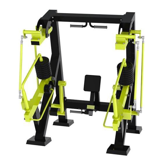 Seated Triceps Press | The Great Outdoor Gym Company