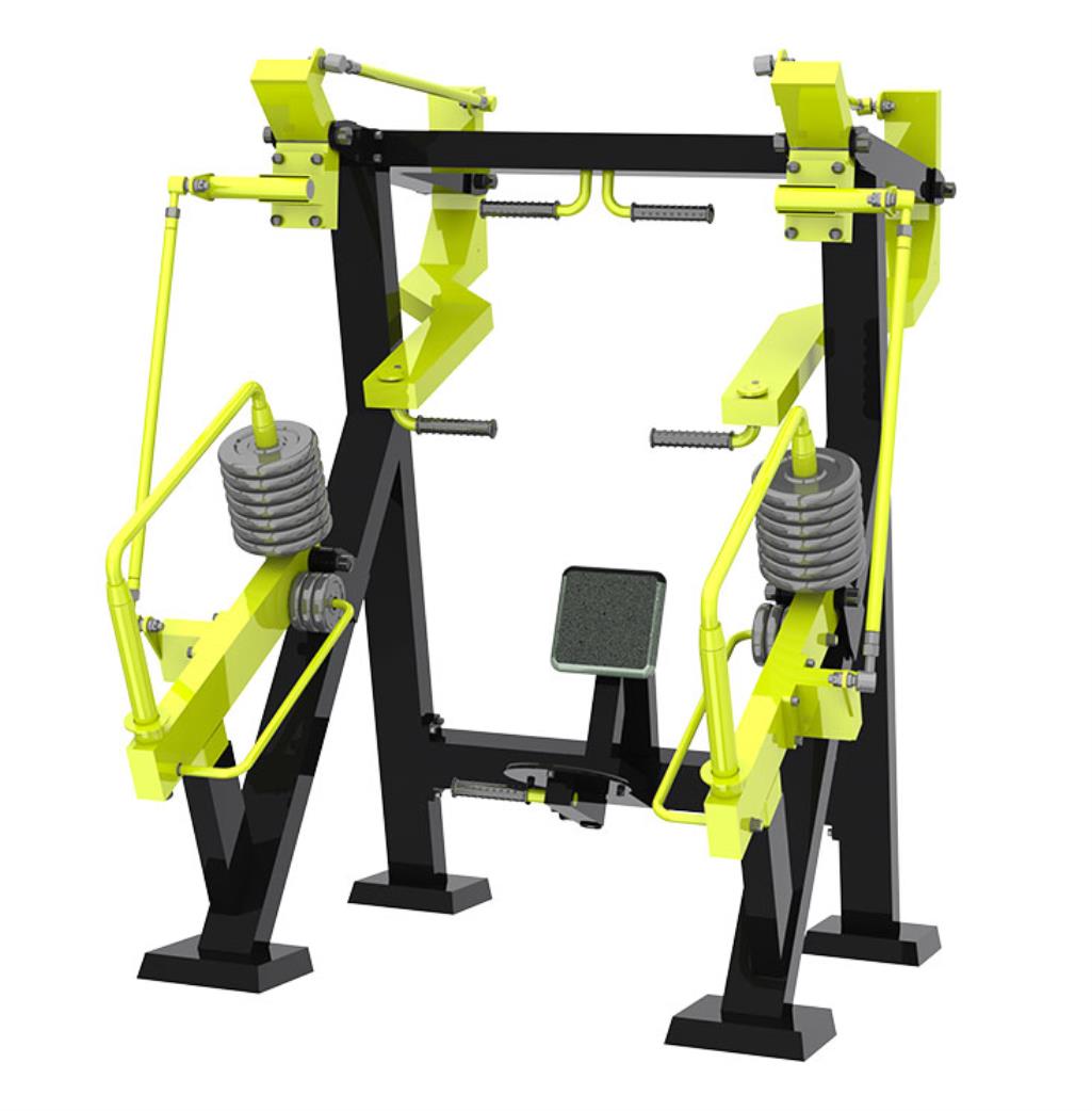 seated Incline Chest Press | The Great Outdoor Gym Company